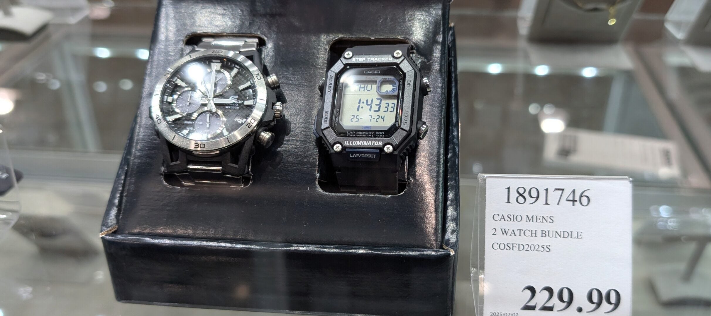 [Costco] Casio Work and Play Men's 2-Watch Bundle $160 ($40 off ...