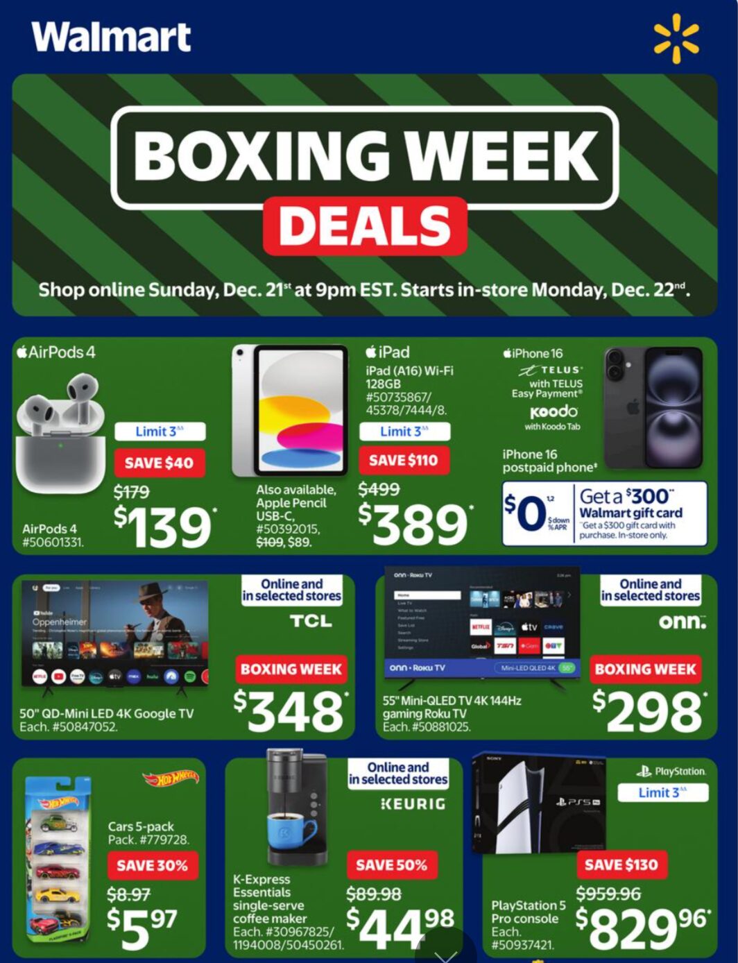 [Walmart] [Boxing Day] Walmart Boxing Week flyer - RedFlagDeals.com Forums