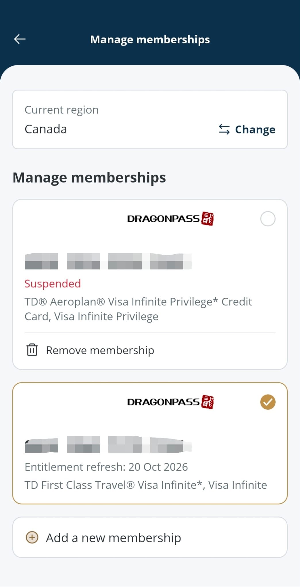 [TD Bank] TD First Class Travel Visa Infinite Card - 165K TD Rewards ...