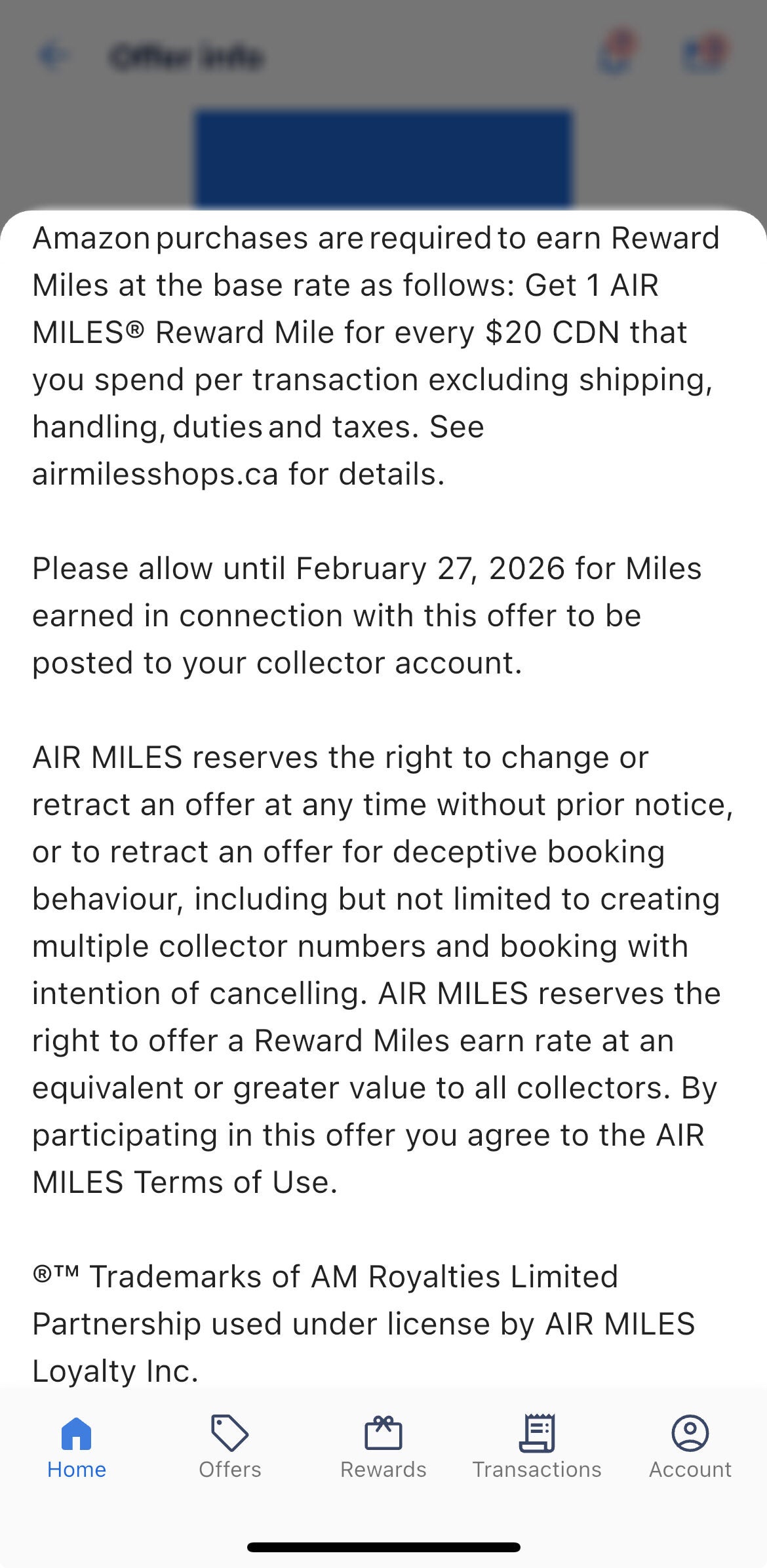 [Air Miles] [Airmilesshops.ca] [Amazon.ca] Spend $20 Get 50 AM. Jan 22 ...