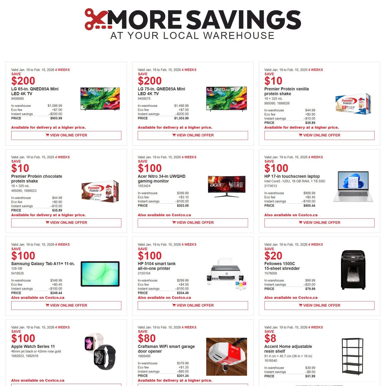 Costco Weekly Flyer - More Savings (SK) - Feb 2 – 15 - RedFlagDeals.com