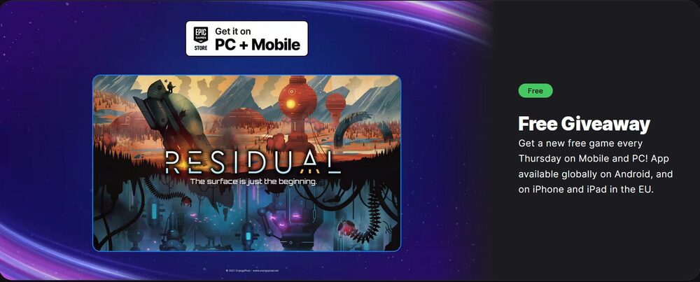 [Epic Games] (Android, iOS) Residual (was $5.99) - Free (offer ends ...