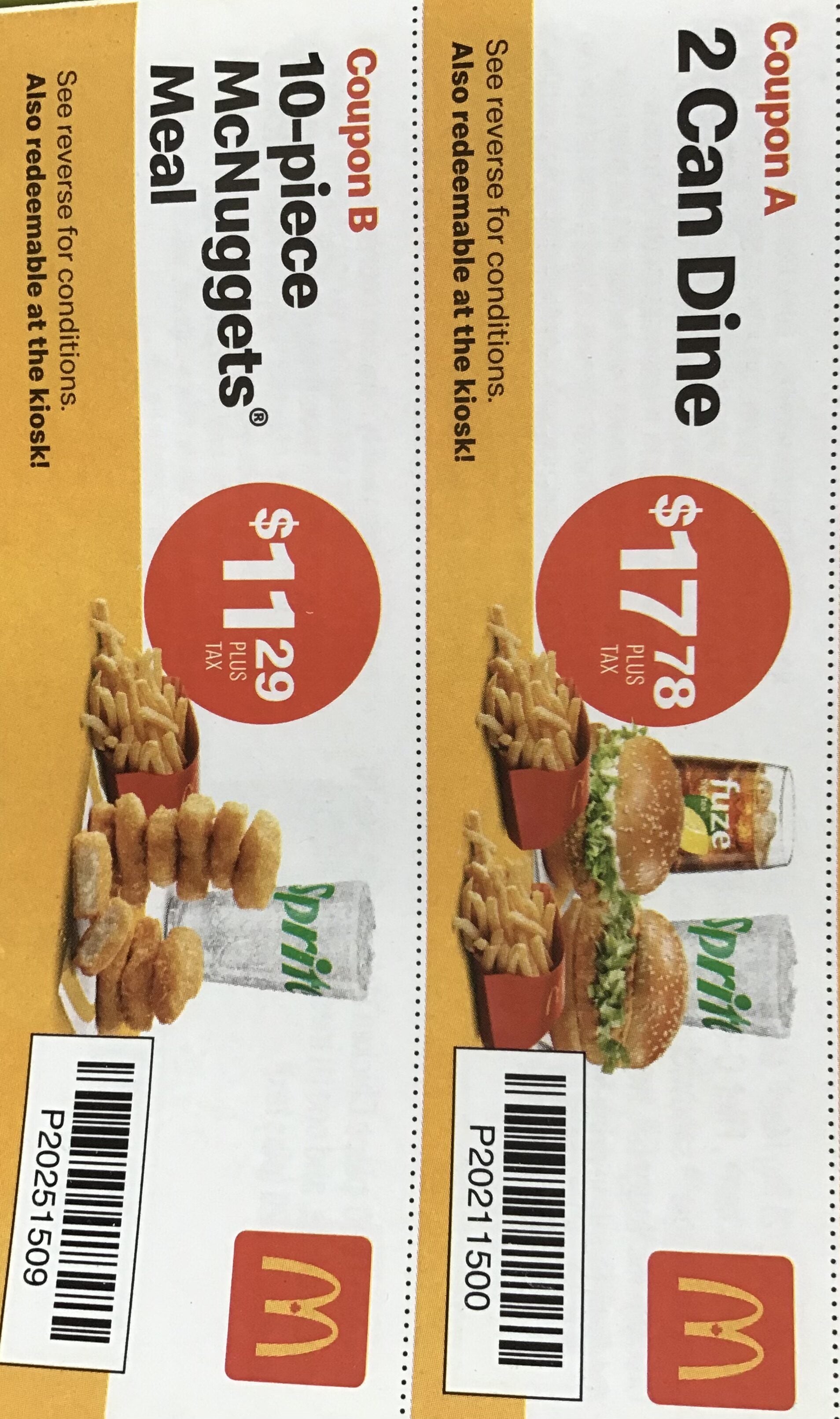 [McDonalds] print, digital & app coupons/kiosk codes Tuesday March 31 ...
