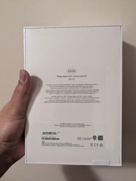 Brand new in sealed box iPad mini 6th gen 64GB WiFi for sale ...