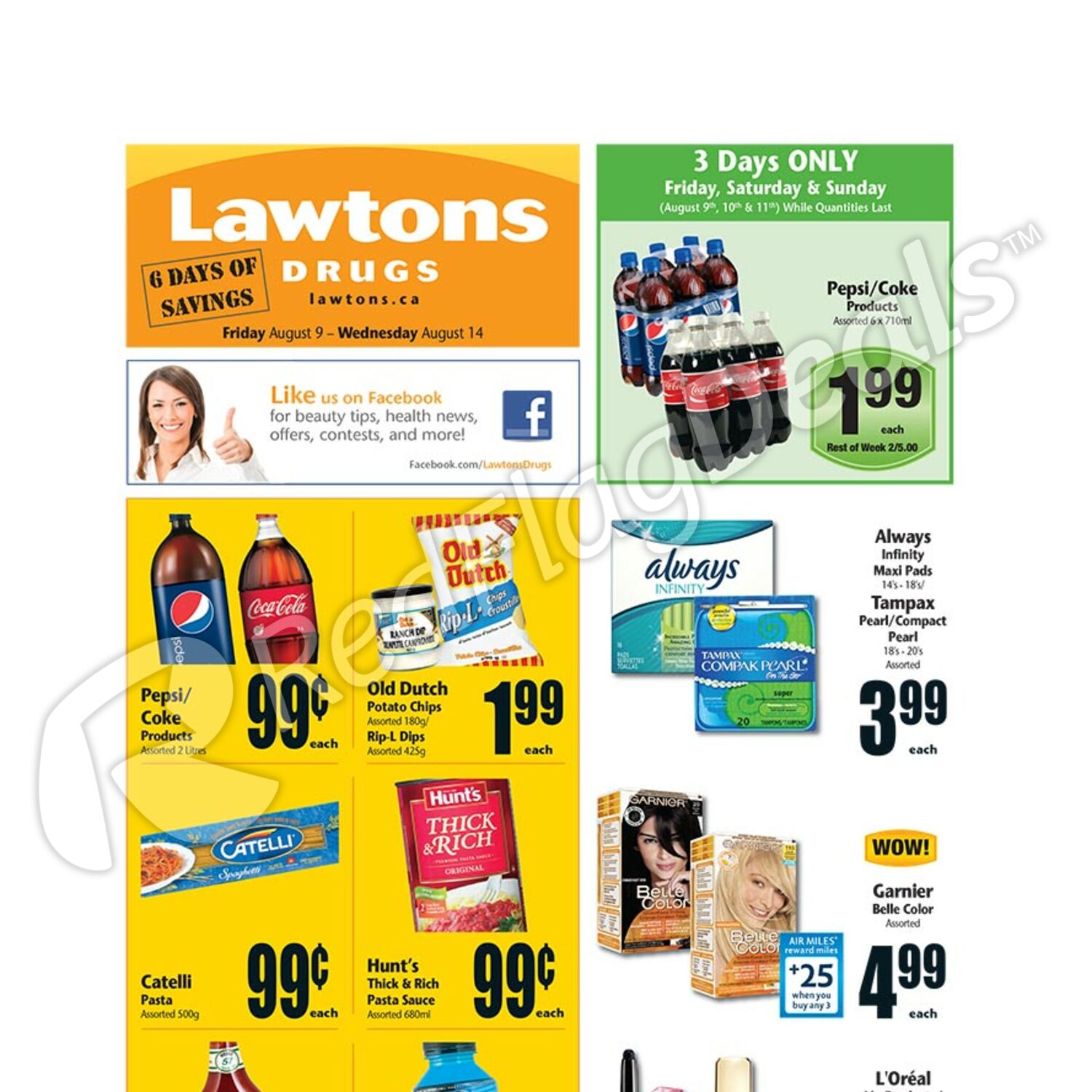 Lawtons Drugs Weekly Flyer - Weekly Flyer - Aug 9 – 14 - RedFlagDeals.com
